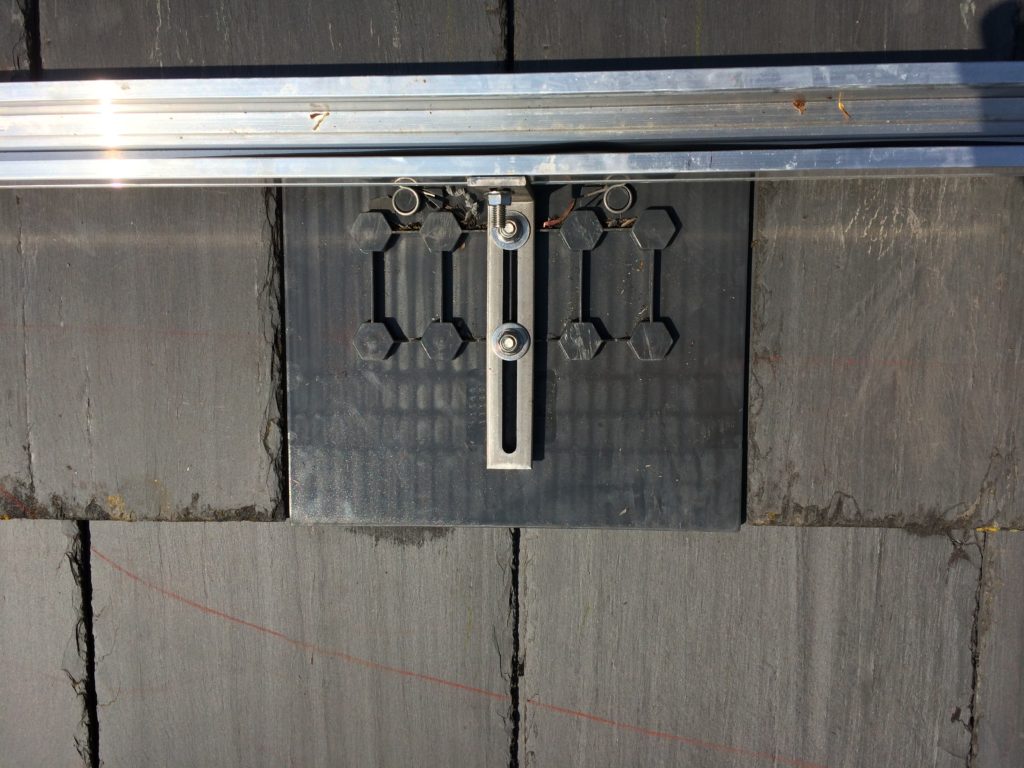 Solar Slate Plate - Slate roof hook fixings - Solar Pv - Solar Pv slate ...