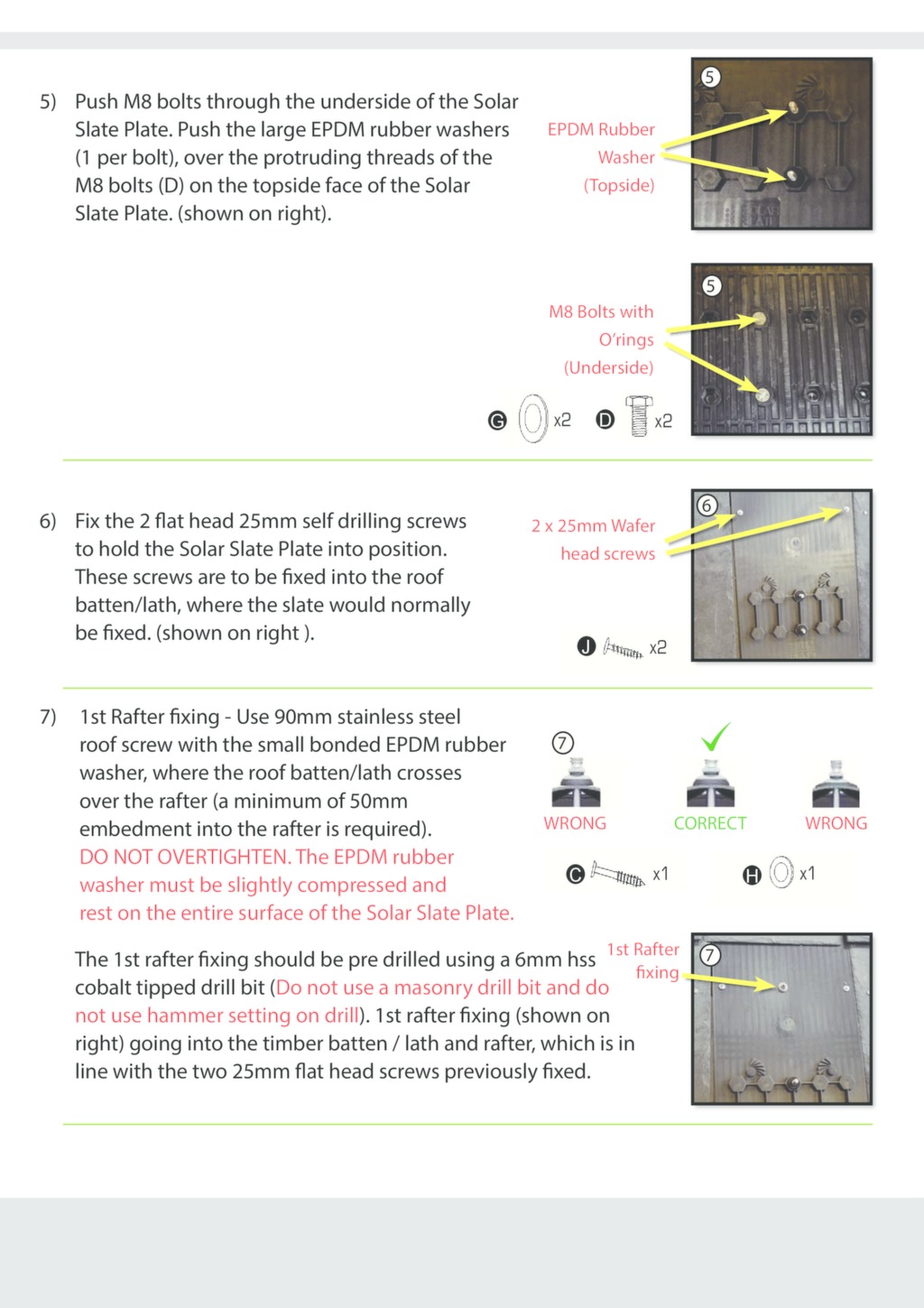 Installing solar pv slate roofs - Solar -Slate Plate - Instruction Manual